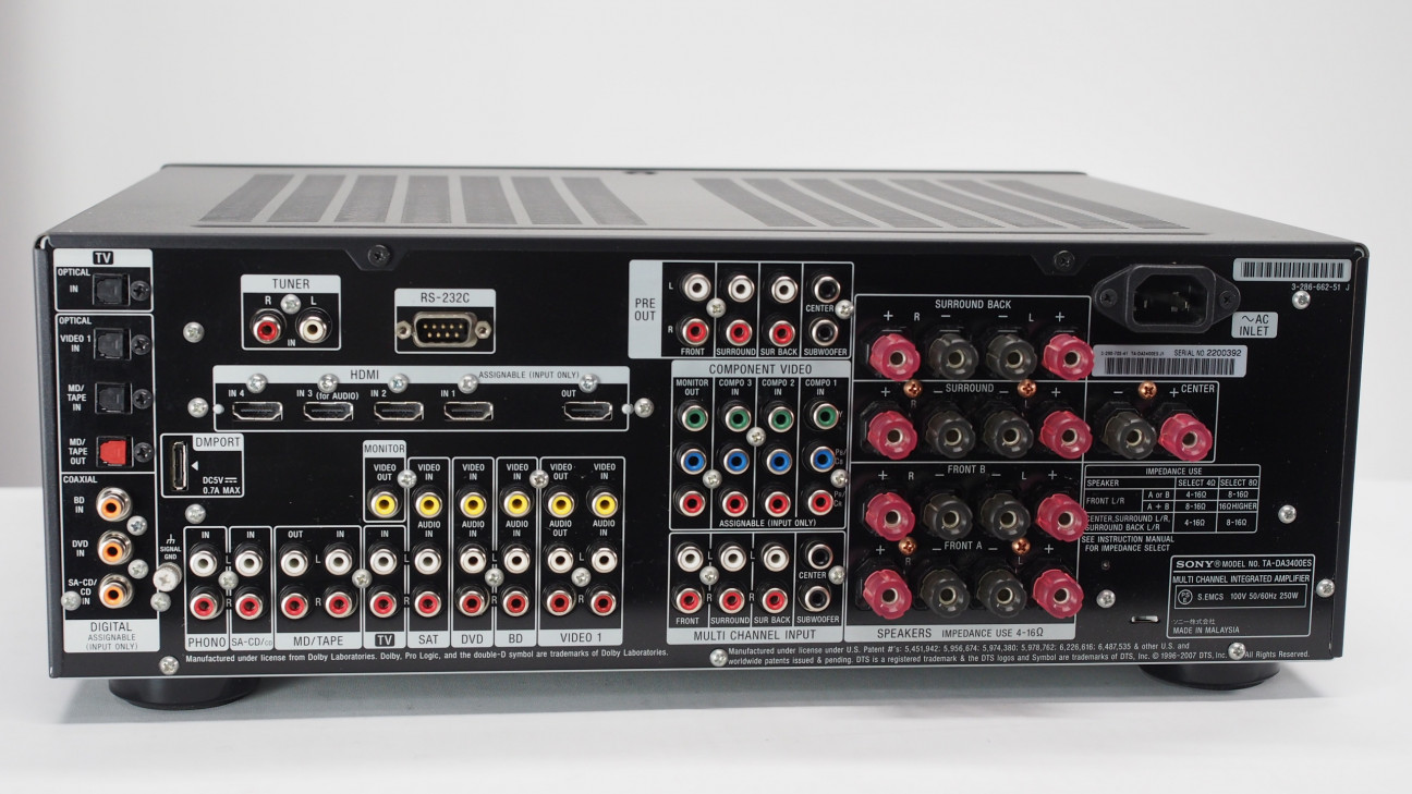 【中古】SONY TA-DA3400ES【コード21-01639】 | 中古販売・買取サイトのアバック